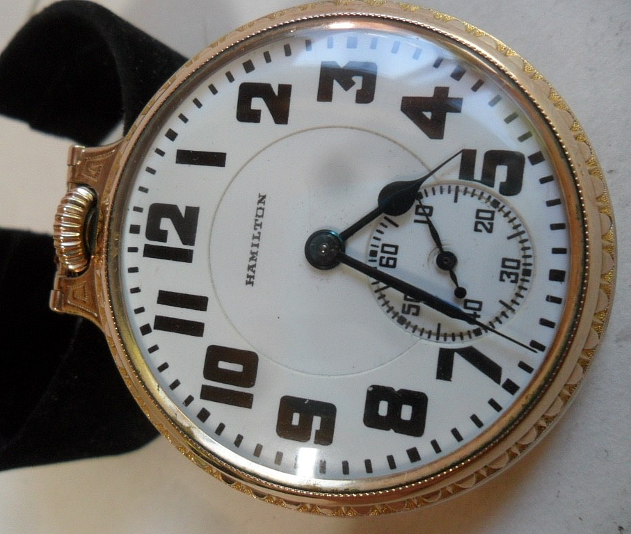 Bar-Over -Crown Case #2 Vintage 1928 Hamilton 992 16S Railroad O/F ...