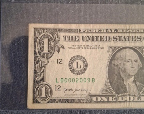 $1 Low Fancy Serial 6 Of A Kind Trinary Birthday Note • L 000020009 B ...