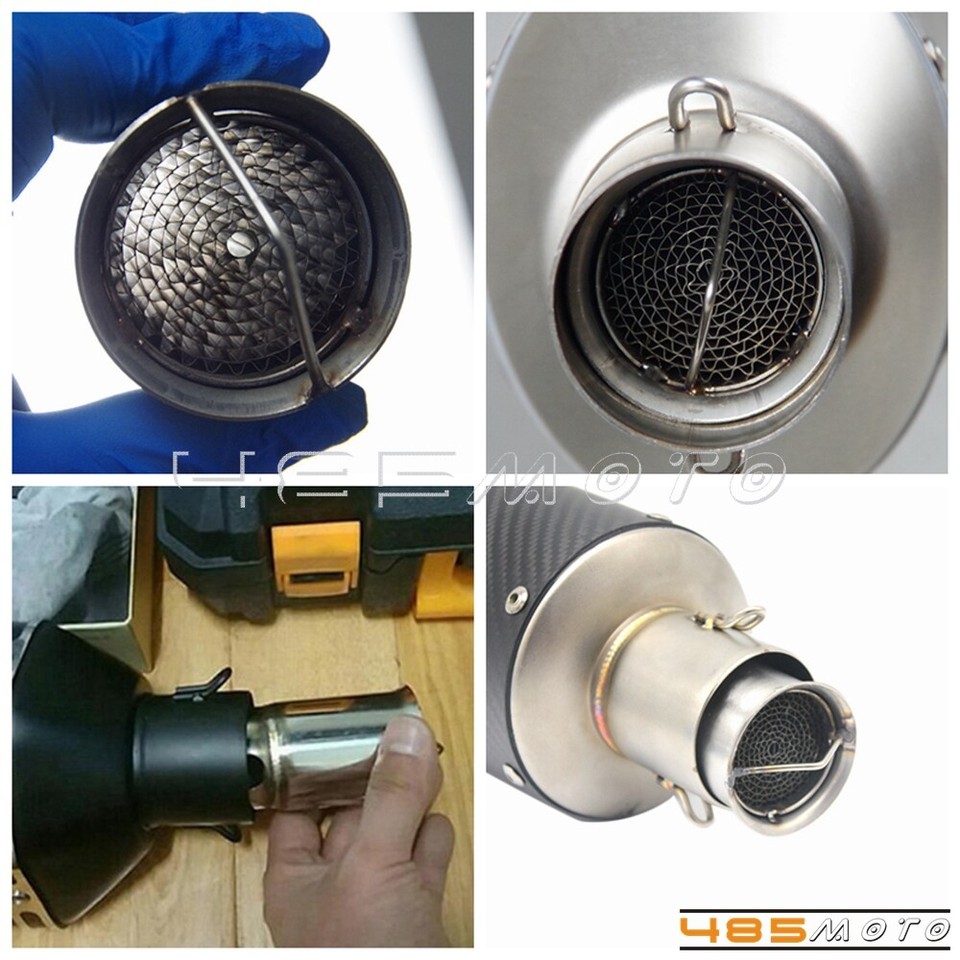 Muffler DB Killer Silencer Insert Baffle For 51MM 2'' Removable Exhaust ...