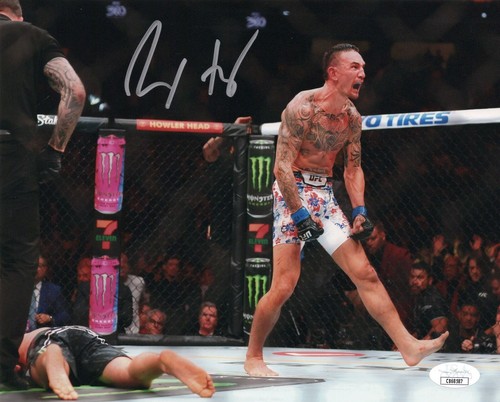 Max Holloway autographed signed 8x10 photo UFC Blessed JSA COA Justin ...
