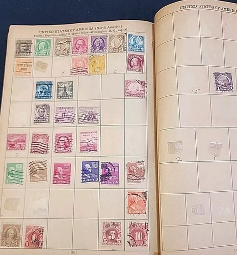 Rare Stamp Collection Book Loaded with Stamps! Vintage Around The World ...