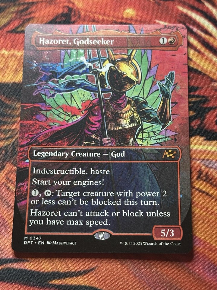 1x Hazoret, Godseeker - Extended Art NM Eng MTG - Aetherdrift | eBay