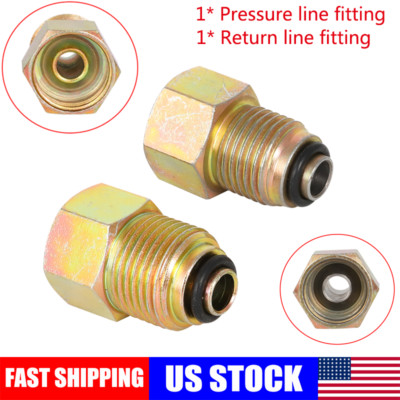 # 605 Power Steering Adapter Fitting Inverted Flare Steering Box To O ...