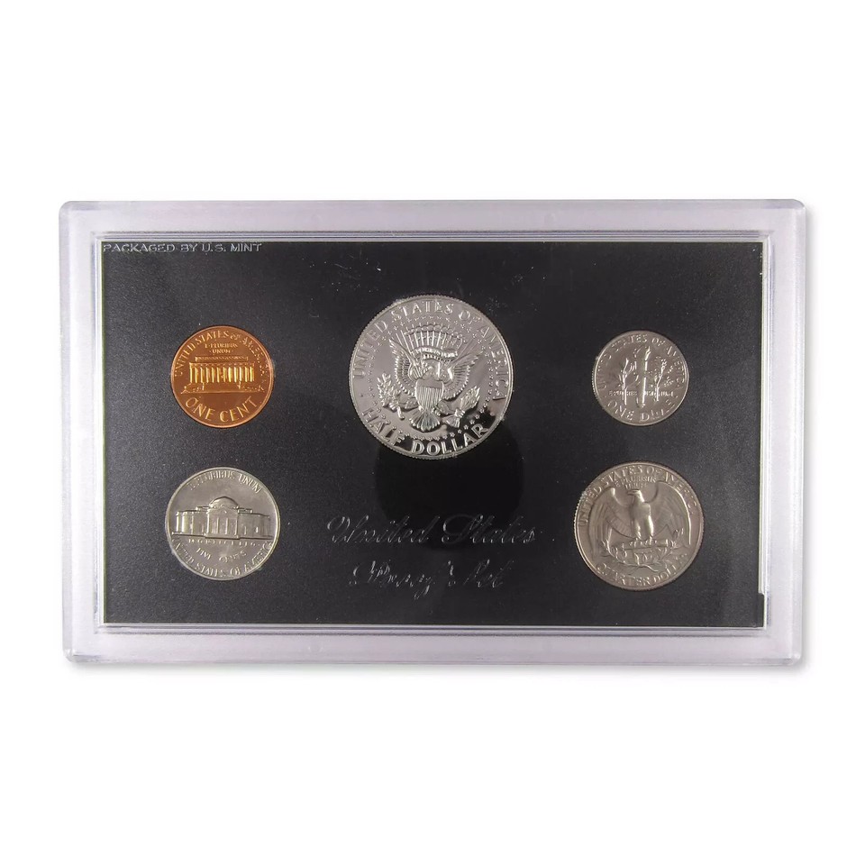 1968-S US Mint 5-Coin Proof Set Silver Kennedy Half OGP T153 | eBay