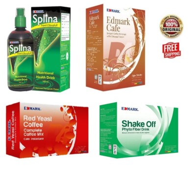Edmark weight loss pack. Shake off +Chlorophyll + gnseng cafe+ red yeast coffee | eBay
