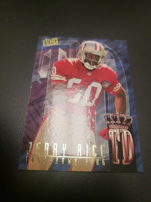 1995 FLEER ULTRA JERRY RICE TOUCHDOWN KING 6 OF 10 HOF SAN FRANCISCO ...