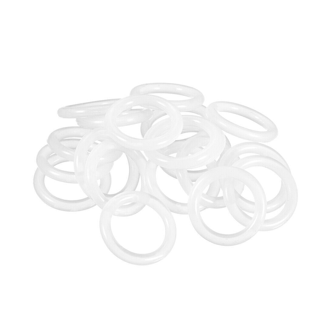 Silicone O-Rings, 15mm Inner Diameter, 21mm OD, 3mm Width, Seal Gasket ...