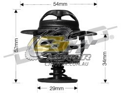 DAYCO Thermostat(high temp)Cabstar 10/1984-87 3.3L 8V OHV Diesel MGH40 ...