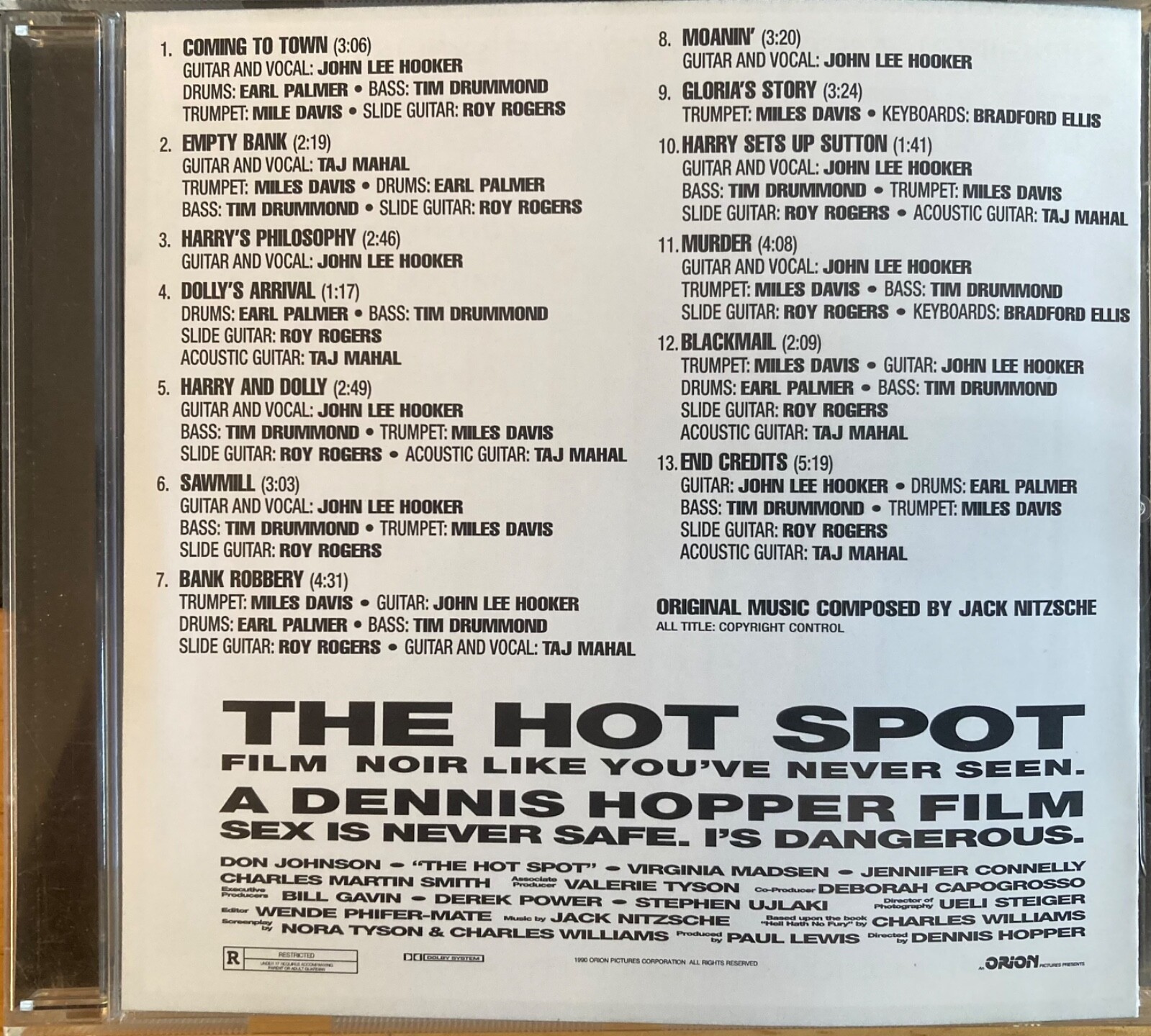 Hot Spot by Original Soundtrack (CD, 1990) for sale online | eBay