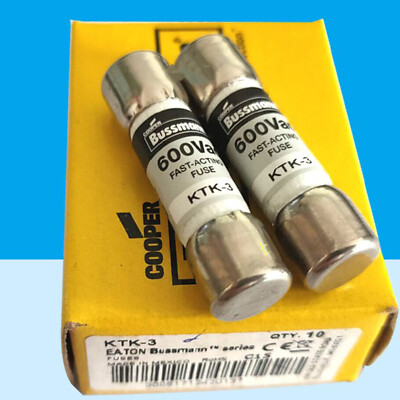 10pcs new Bussmann KTK-3 KTK 3A 600Vac Fast-Acting Fuse fast Ship #YP1 ...
