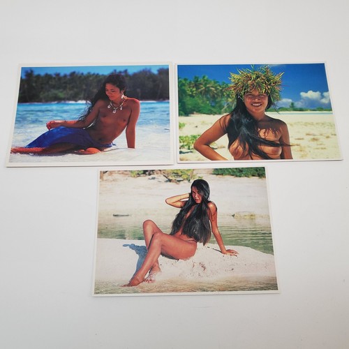 Lot: 3 1980s Postcards HAWAII Girls of the South Seas 3 BEAUTIFUL NATIVE WOMEN | eBay