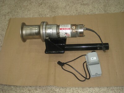AB Chance 1,000 lbs Capstan Hoist, 115V, 15A, With Mount, Good Working ...