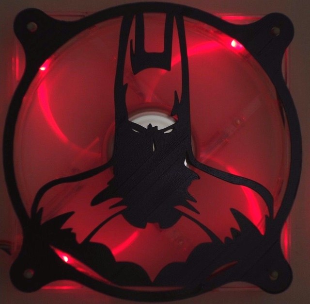 Batman style Fan Grill Cover 92 120 140 180 200mm Custom Mod case guard ...