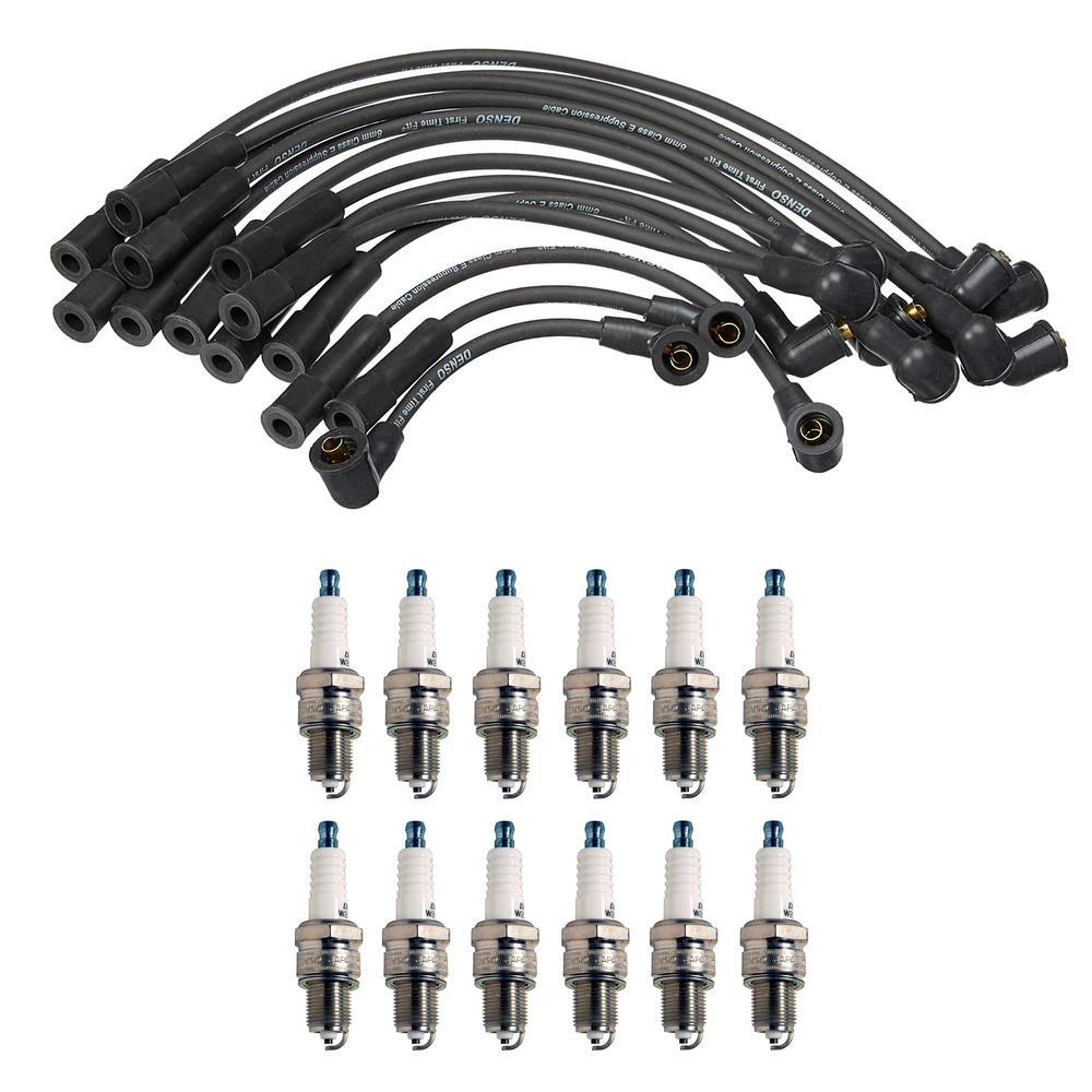 Denso Ignition Wire Kit (8mm) (12 Pieces) (U-Groove Conventional) (Gap ...