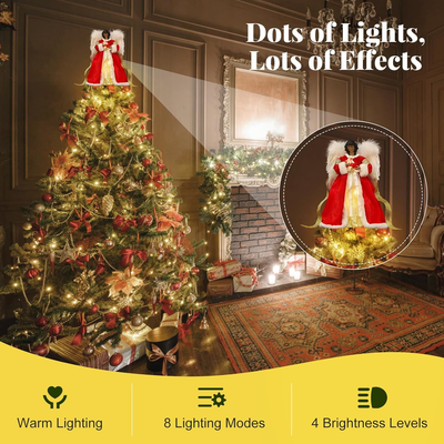 Black Angel Tree Toppers For Christmas Trees