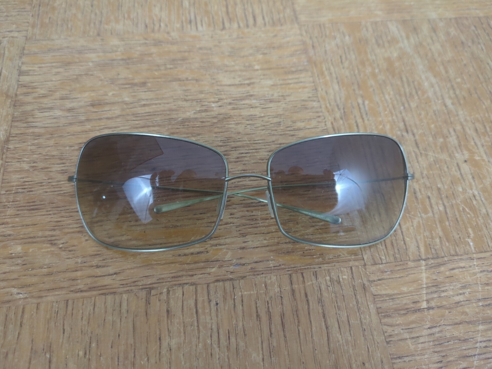 Y2K Oliver Peoples Papillon w/ Titanium Frame Sunglas… - Gem