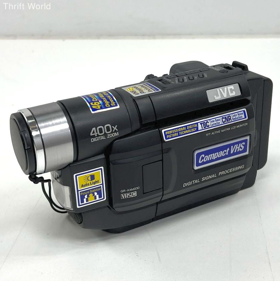 JVC GR-AXM231U Black Tape Compact VHS Camcorder Camera WORKS | eBay