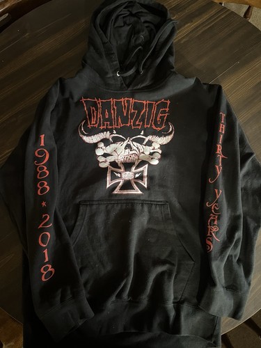 Official Danzig Hoodie Tour Rare Original Misfits Samhain Medium ...