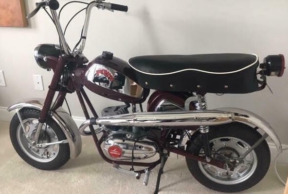 1968 Garelli 50cc Broncco moped mini bike engine vinyl decal sticker ...