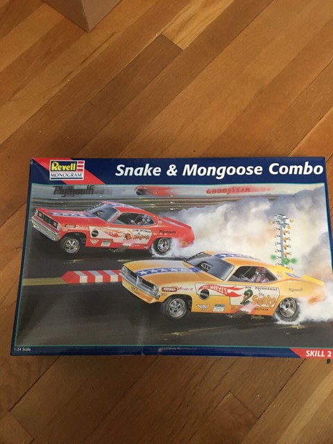 Revell Monogram Model Snake & Mongoose Combo McEwen Prudhomme 1 24 for ...