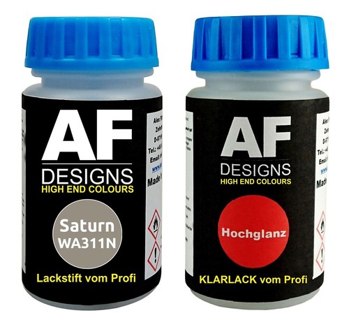 Lackstift für Saturn WA311N Light Titanium Klarlack je 50ml Autolack ...