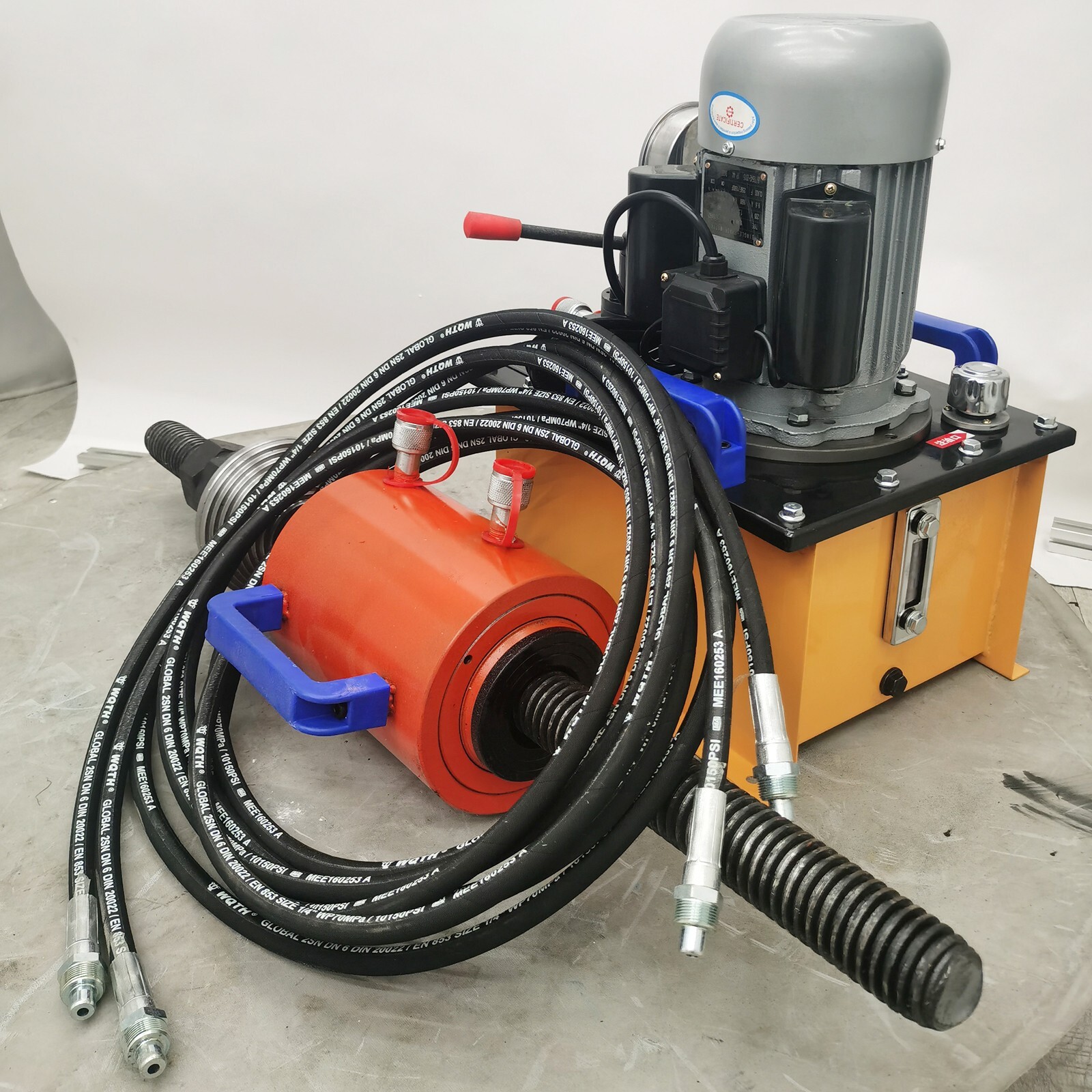 100T Excavator Sleeve Press Machine 220V Hydraulic Bushing Crawler Pin ...