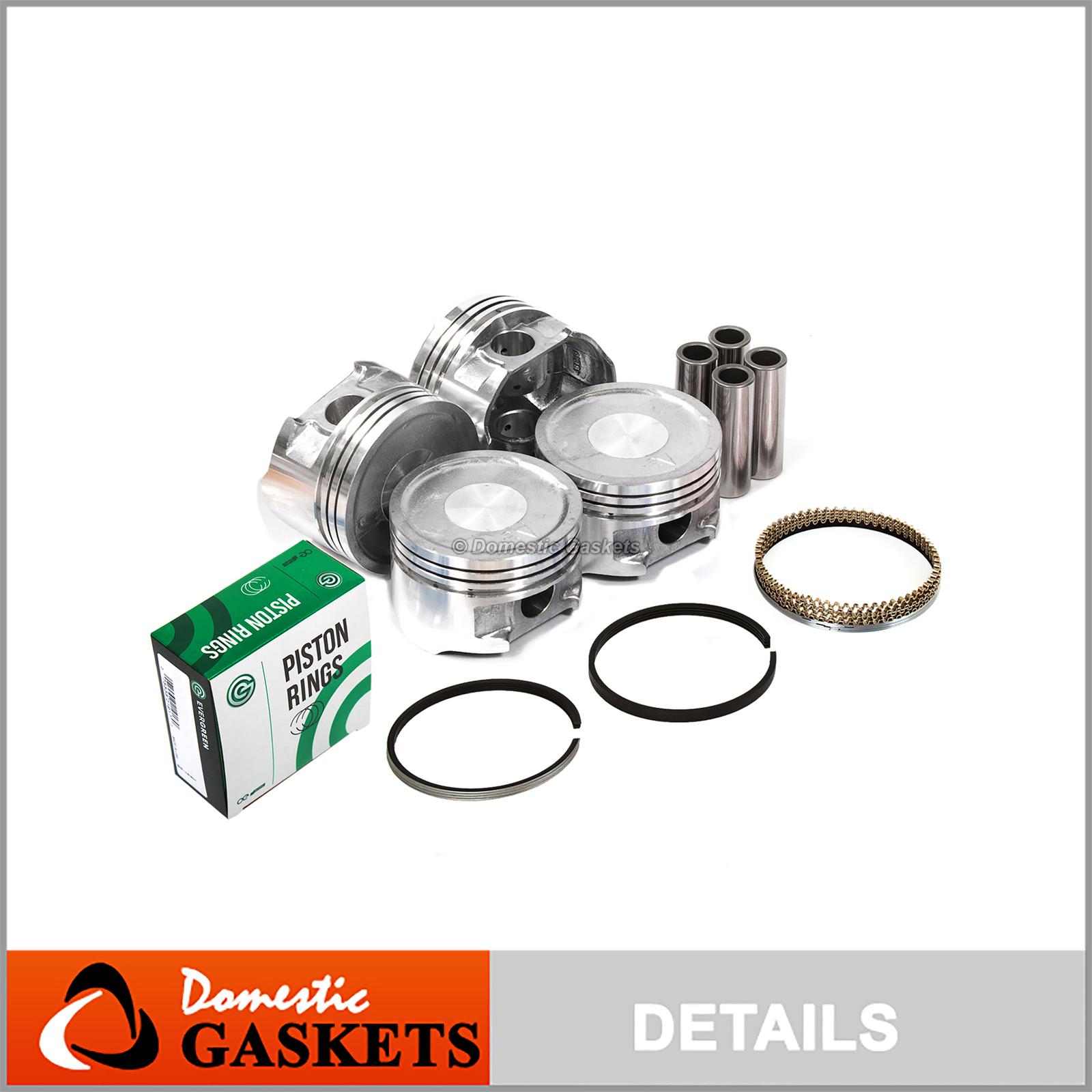 Pistons and Rings fit 95-02 Mitsubishi Mirage 1.5L SOHC 12V 4G15 | eBay