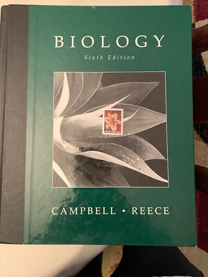 Biology 6th Edition Campbell Reece (2002, Hardcover, Textbook ...