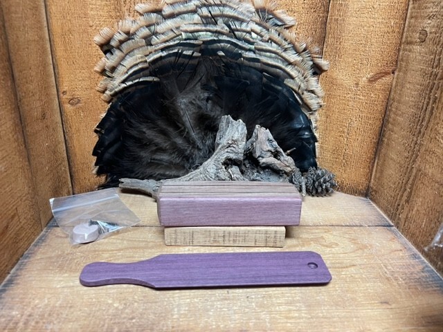 One Pc Walnut Box Call Kit w/ Purpleheart Lid Unfinished | eBay