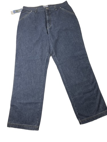 Columbia Camp ROC Jeans Mens Tall Sz 40x34 Carpenter Pockets Vtg Indigo ...