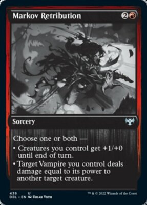 NM-Mint, English MTG Regular Markov Retribution Innistrad: Double ...