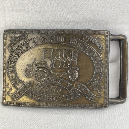 Belt Buckle Henry Ford "Model T ", Detroit, Ford Automobile, Buckle ...