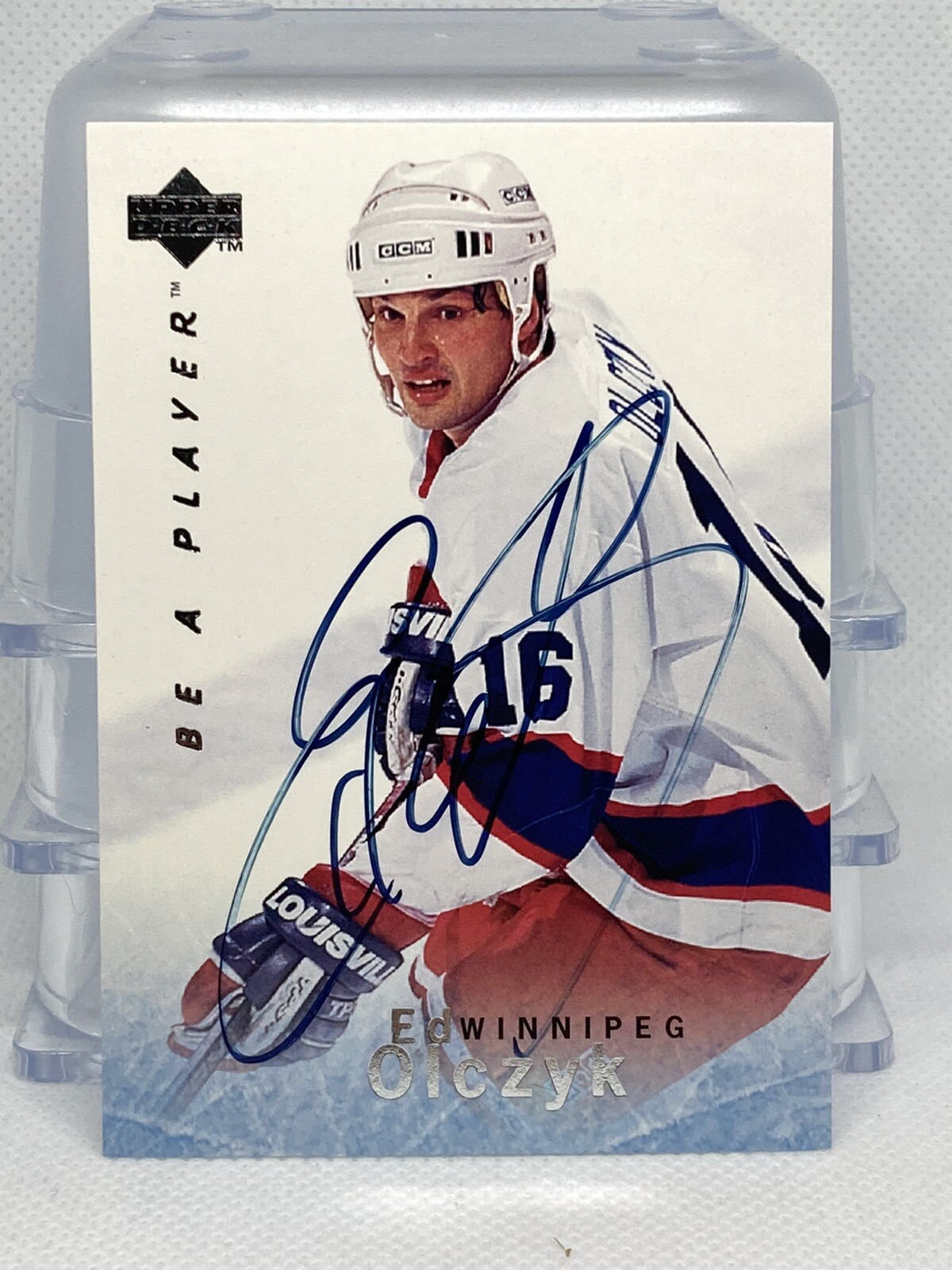 1995-96 Upper Deck Be a Player - Ed Olczyk #S141 Autographs (AU) for ...
