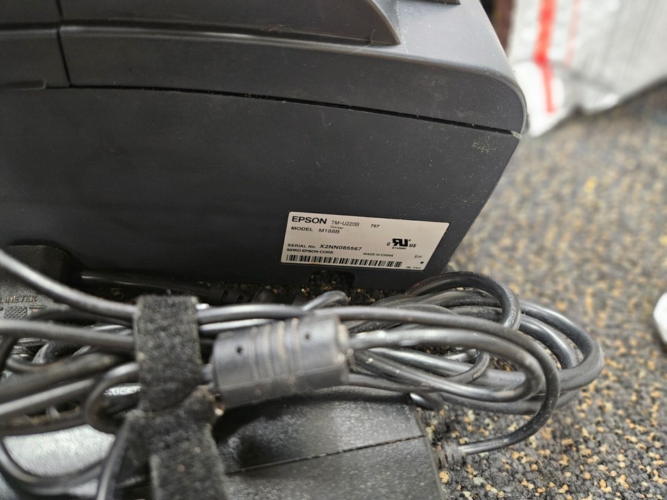 EPSON TM-U220B M188B Dot Matrix POS Receipt Printer Ethernet / USB | eBay