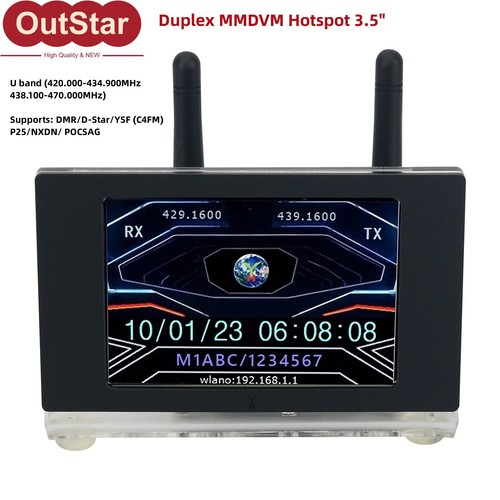 Assembled MMDVM T12W Duplex MMDVM Hotspot 3.5-in Color Screen for ...