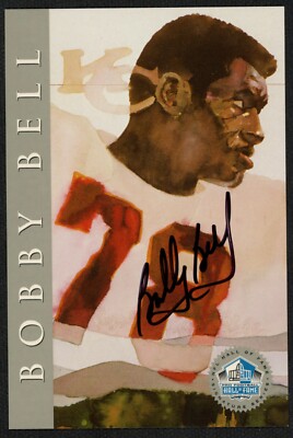 Bobby Bell Autograph Football Card (1998 HOF Series) Kansas City Chiefs ...