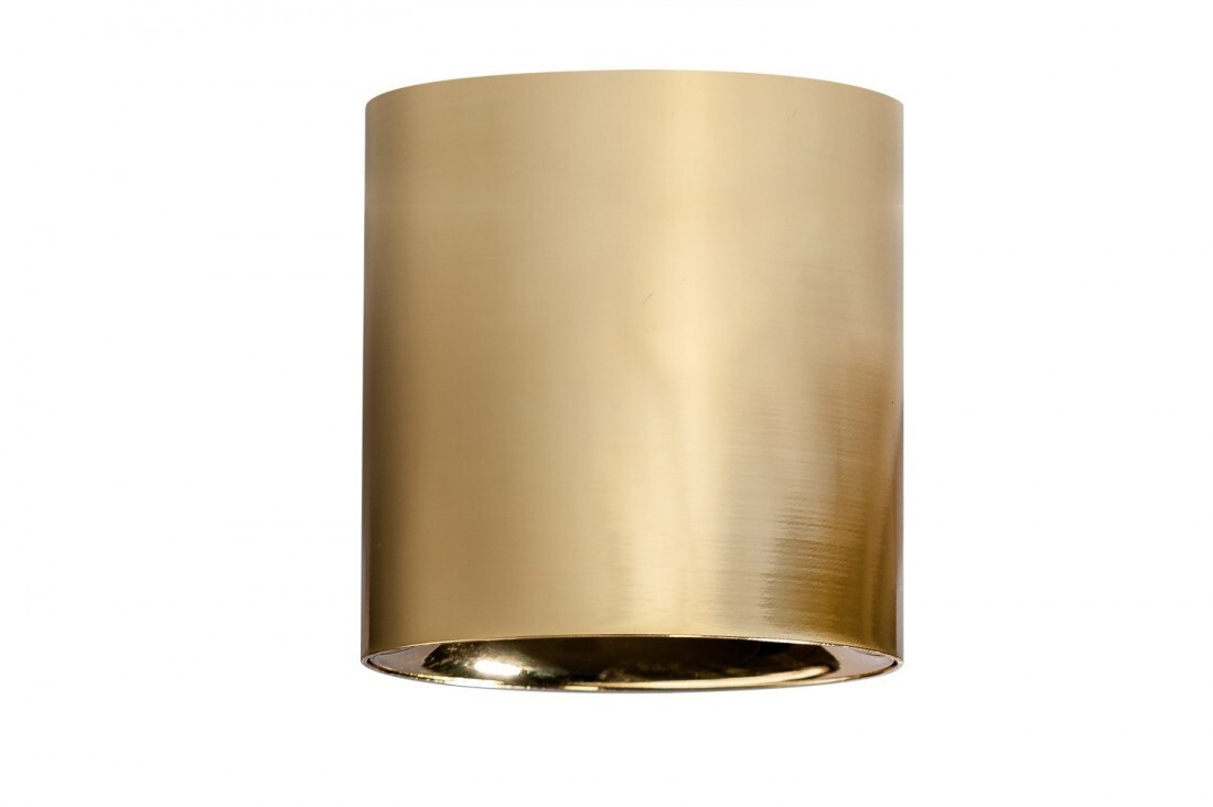 MANE 30W LED Gold Surface Mounted Ceiling Light Downlight Round 3000K ...