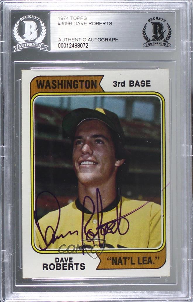 Dave Roberts Autographed Memorabilia | Signed Photo, Jersey ...