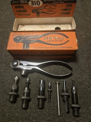 VINTAGE LYMAN IDEAL NO. 310 RELOADING TOOL WITH DIES FOR 25-20 WCF ...