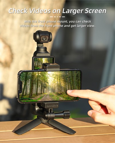 For DJI Osmo Pocket 3 Stably Front Cellphone Stand Handheld Tripod ...