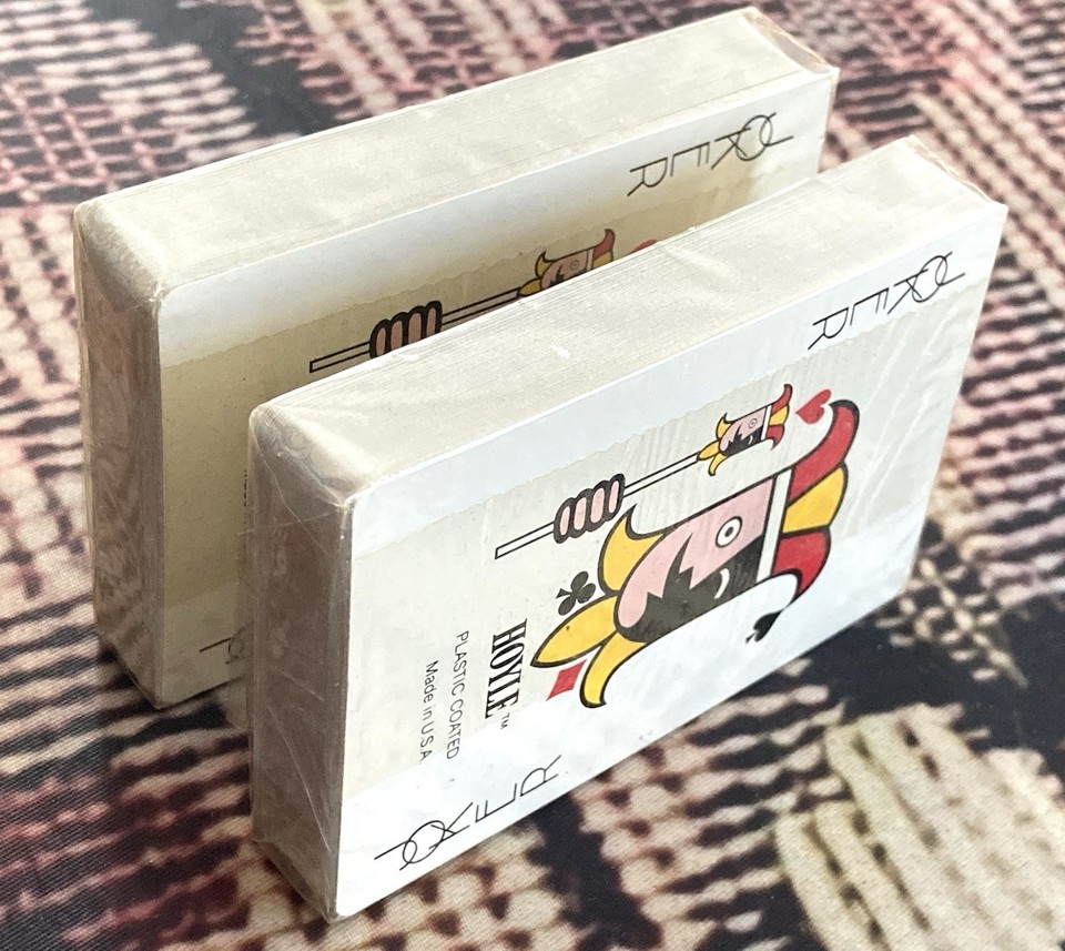 Vintage UNUSED SEALED Playing Cards 2 Deck Set Birds Goldfinch Robin ...