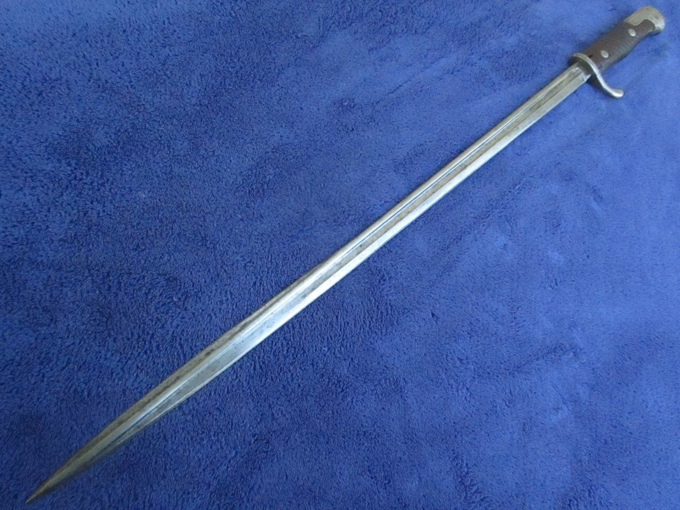 ORIGINAL GERMAN IMPERIAL M1898 QUILBACK BAYONET AND SCABBARD MADE BY ...