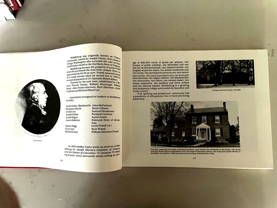 Middleburg { Virginia} and Nearby - Vme Edom Smith & Gwen Dobson 1989 ...