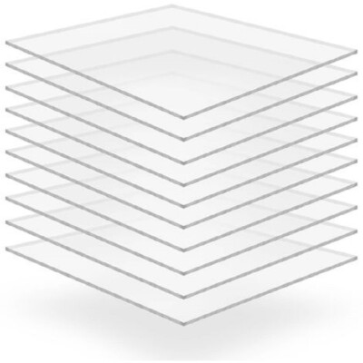 Clear Acrylic Glass Transparent Perspex Sheet Cut To Size Panel Plastic ...