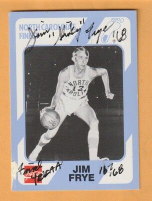 Jim Frye North Carolina Tar Heels Signed 1989 Card #198 Homewood ...
