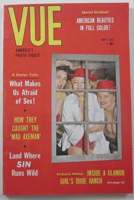 VUE MAG DIGEST SEPT 1959 RUSS MEYER PEGGY STORM SHIRLEY KILPATRICK ...