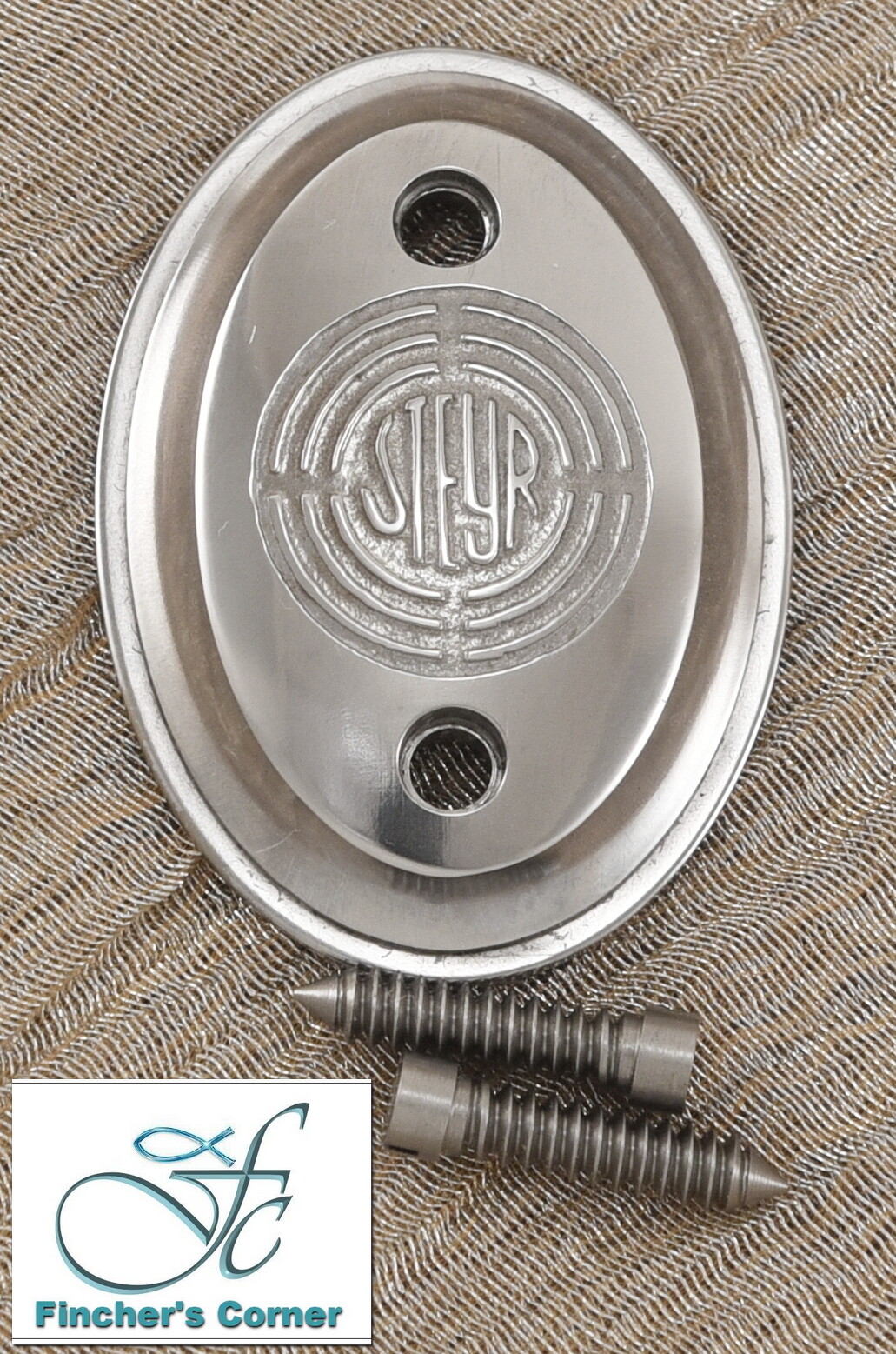 New Custom Engraved Dakota Style Classic Jerry Fisher Rifle Grip Cap | eBay