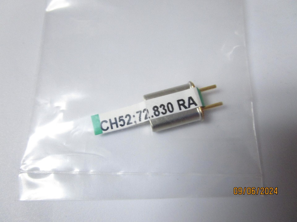 HiTEC 6647252 Single Conversion Receiver Crystal Channel 52 72MHz / 72 ...