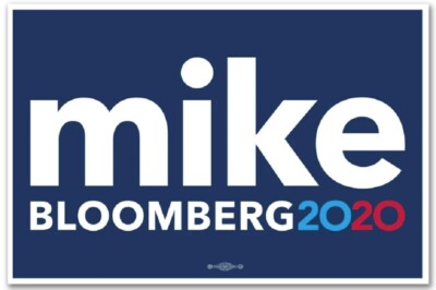 2020 Michael Bloomberg for President Campaign Rally Sign Poster | eBay