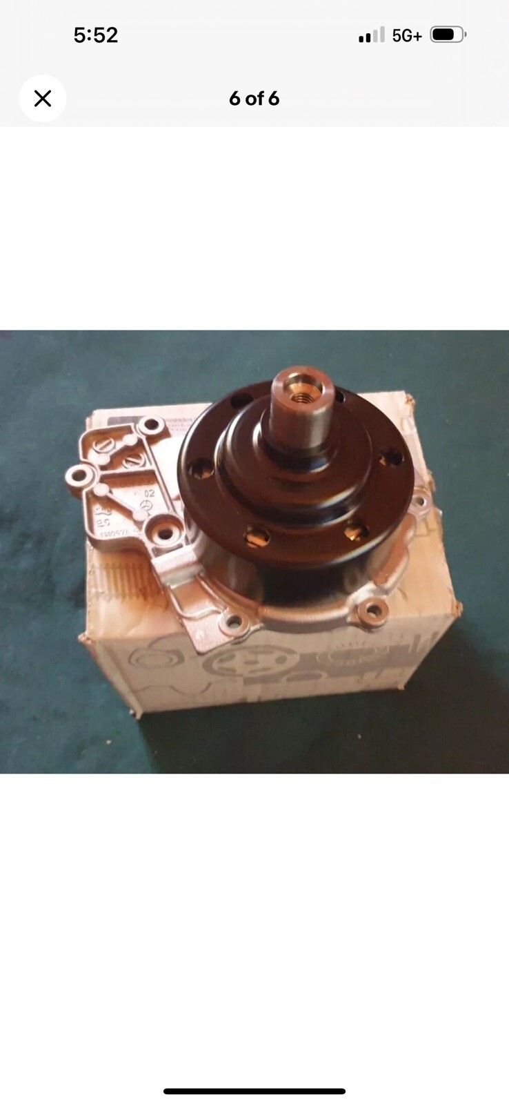 Brand New Genuine Mercedes-Benz Sprinter Engine Water Pump 6512001602 ...